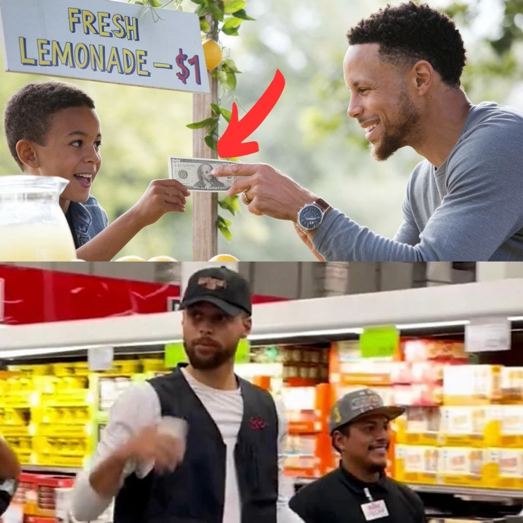 Steph Curry Buys Lemonade from a Young Boy—The Next Day, He Returns ...