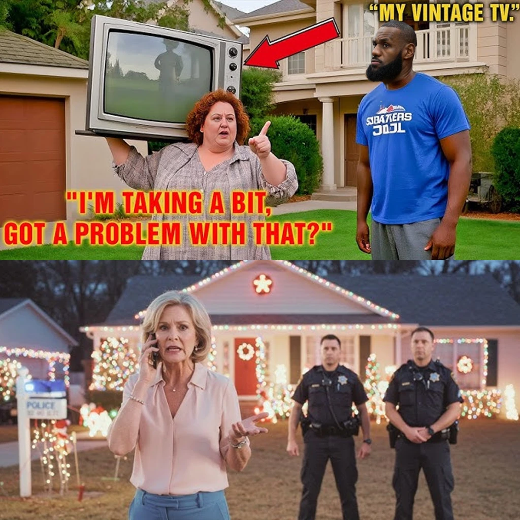 Annie Calls 911 After LeBron James Catches Her Stealing His Vintage TV ...