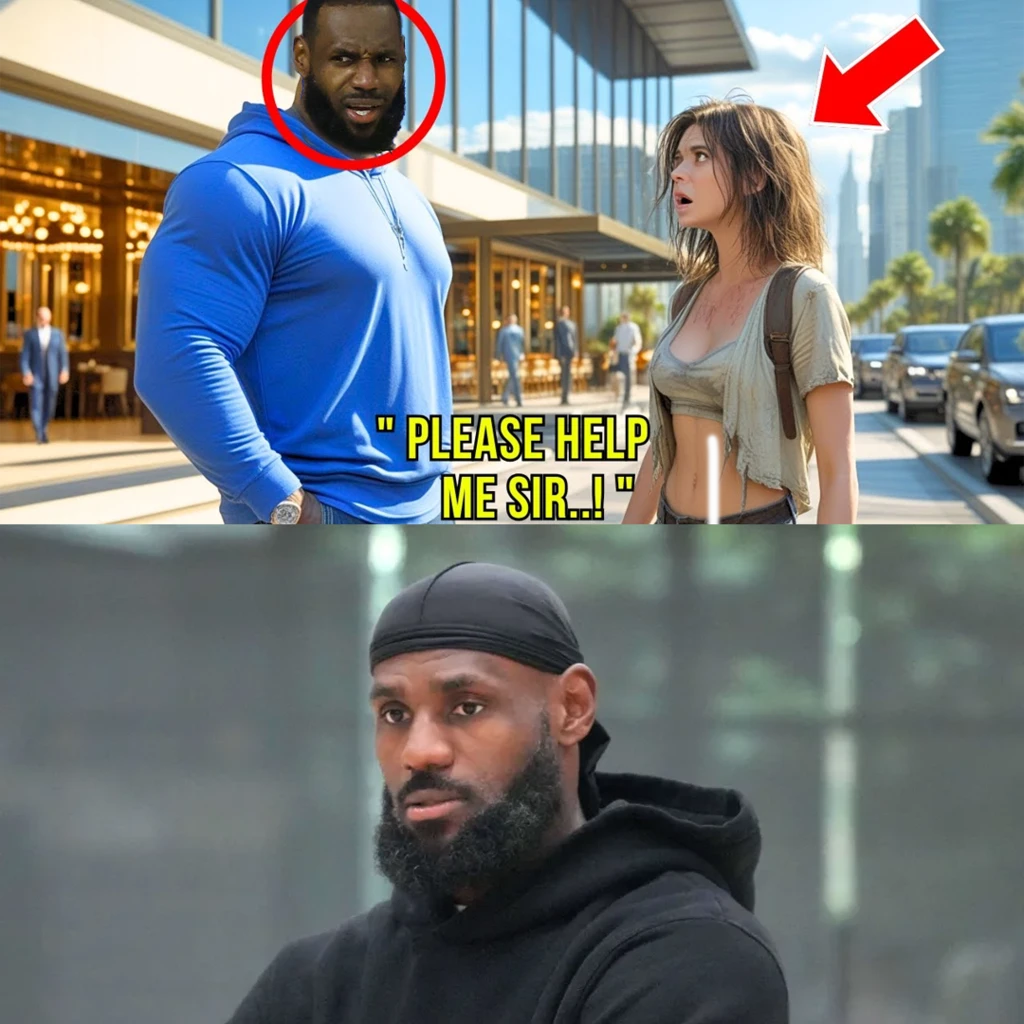 LeBron James Stops By a Girl Outside a Luxury Restaurant, What She ...