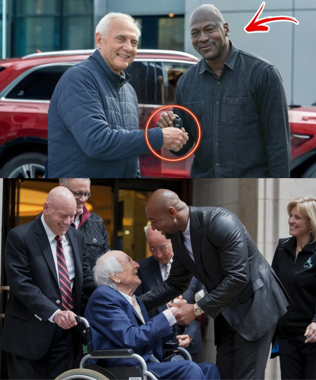 Michael Jordan Gives Car to His 80-Year-Old Janitor Who Works for Him ...