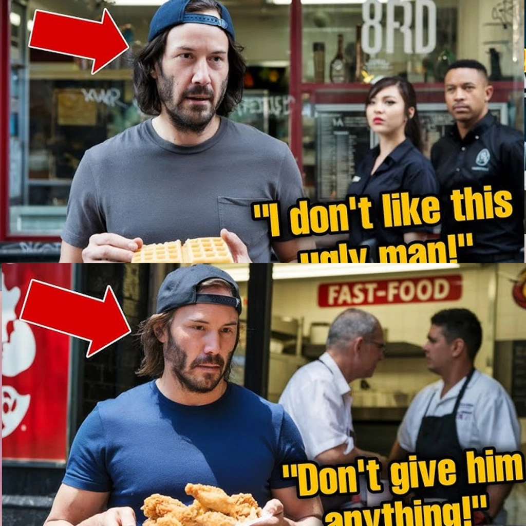 Undercover Keanu Reeves Buys Waffles At His Own Shop, Stops Cold When ...