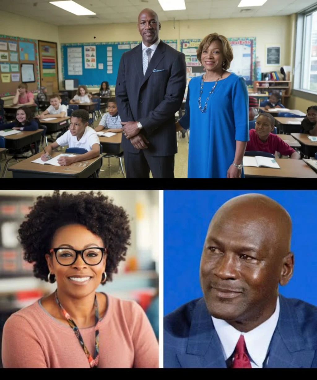 Michael Jordan Discovers a Teacher Using Her Salary for Students’ Meals ...