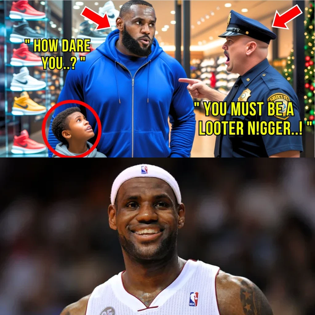 Mall Security Tries to Stop LeBron James From Giving Shoes to Poor Kids ...