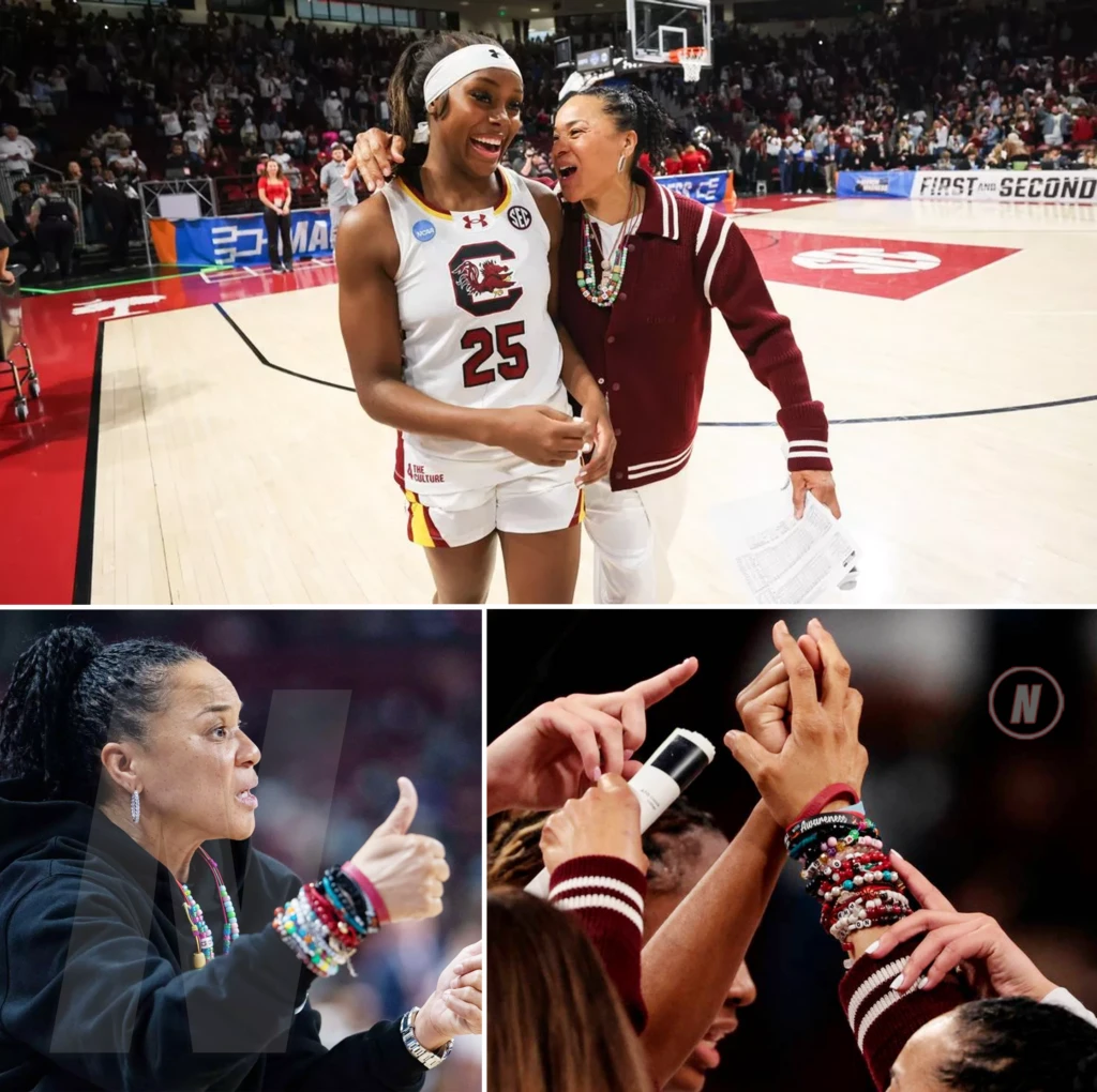 Why Dawn Staley is wearing 28 bracelets and necklace with deep personal ...