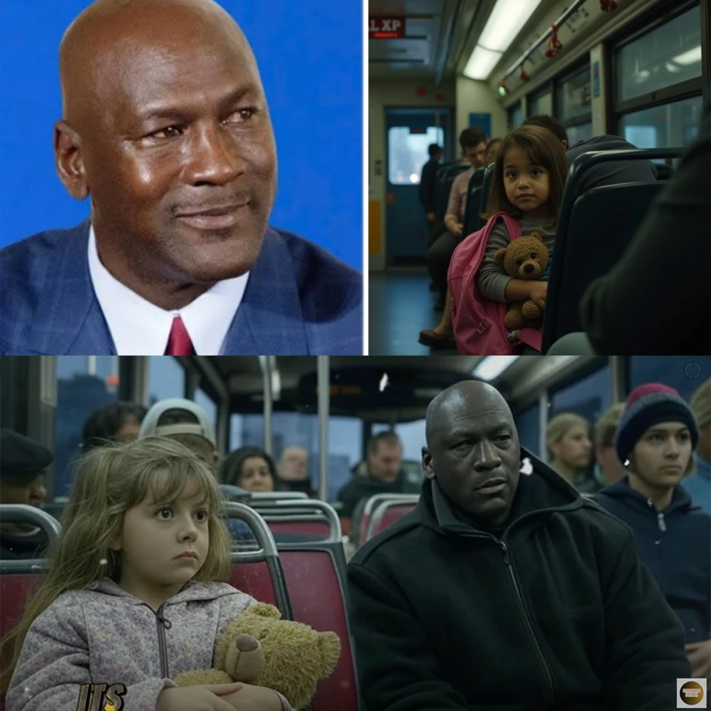 Michael Jordan Spots a 5-Year-Old Girl Alone on the Bus, What Happens ...
