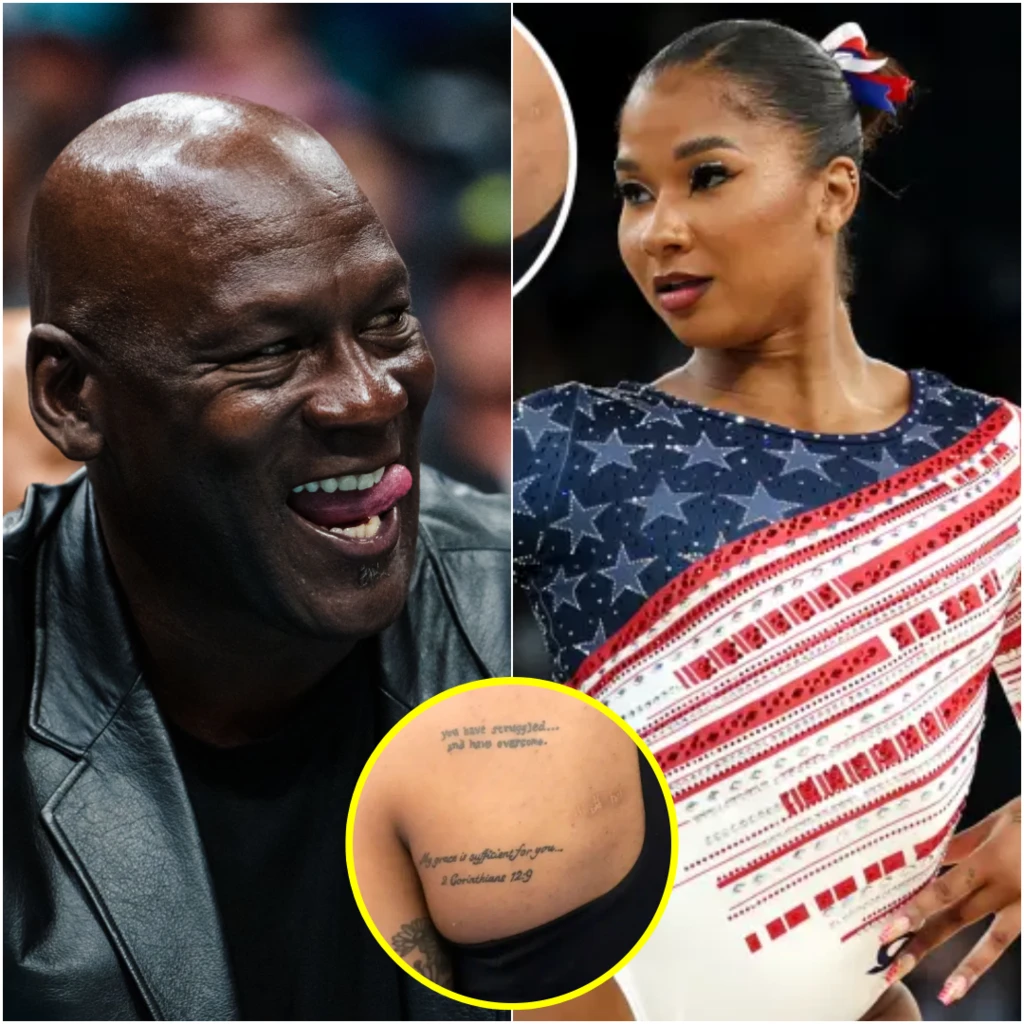 Jordan Chiles Tattoos: Back Tattoos, Olympic Rings, a Michael Jordan ...