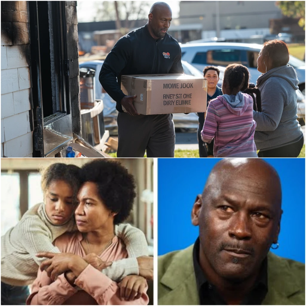 Michael Jordan Helps a Family Who Lost Everything in a Fire – His Act ...