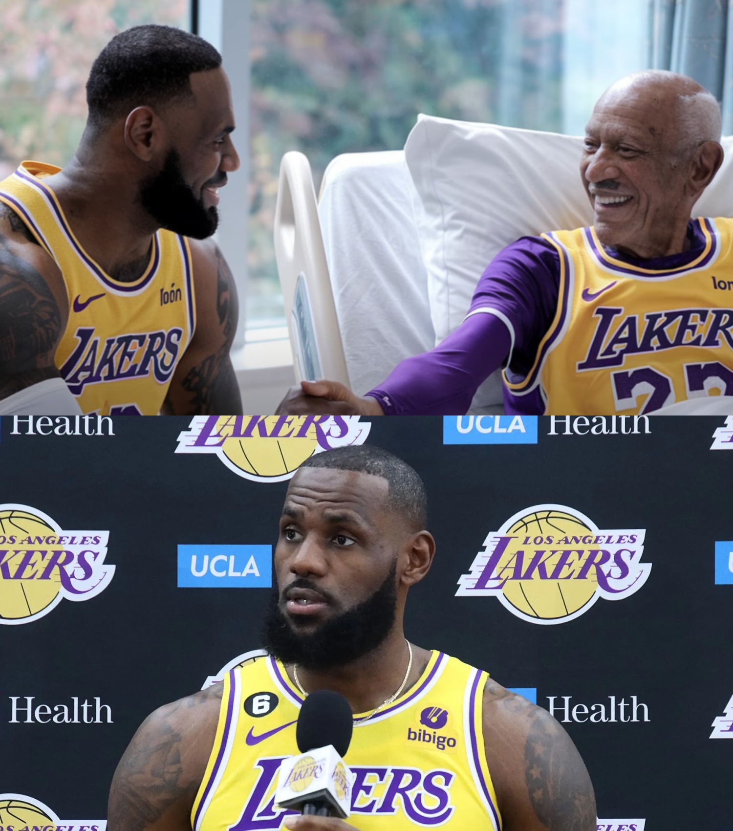 When LeBron James Heard This 80-Year-Old Fan Never Missed a Game, His ...