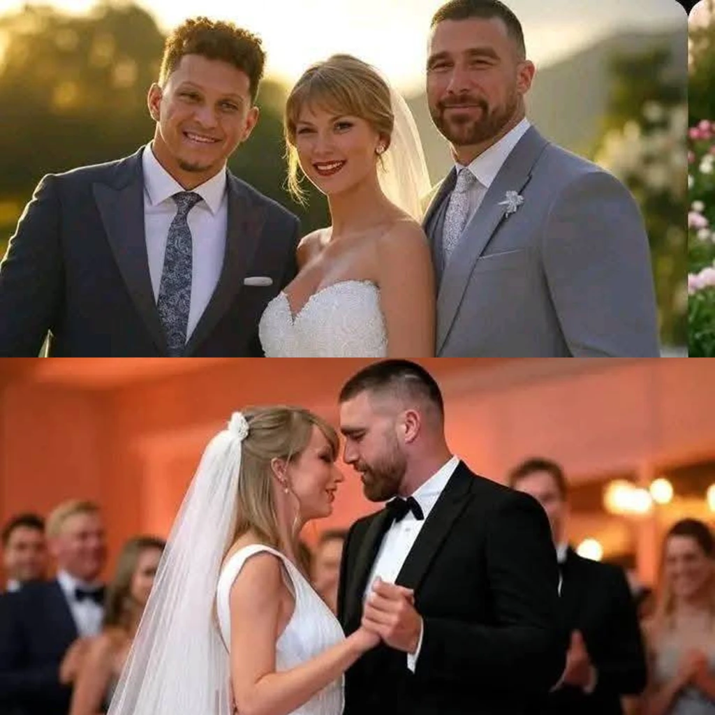 NFL superstar Travis Kelce and pop icon Taylor Swift said “I do” last night in a wedding that ...