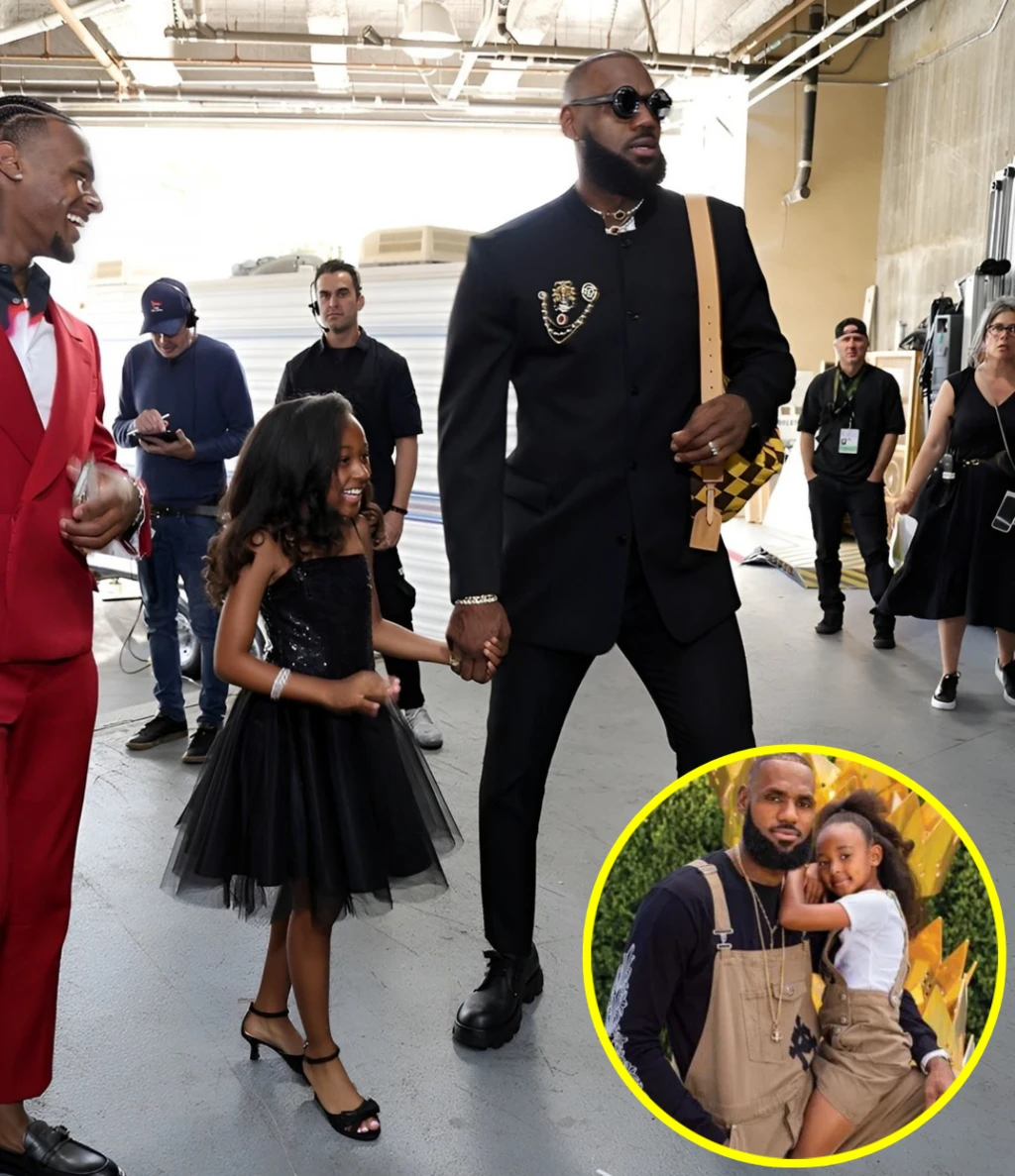 LeBron James delighted fans with a heartwarming moment as he appeared ...