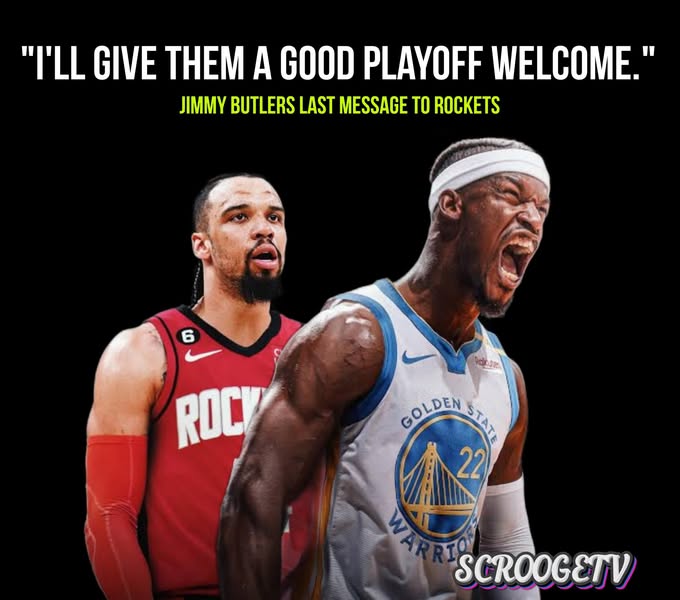 Golden State Warriors JIMMY BUTLER HAVE A LAST MESSAGE TO Houston ...