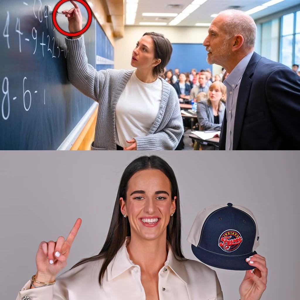 Elite Teacher Forces Caitlin Clark to solve a Math Problem, Unaware She ...