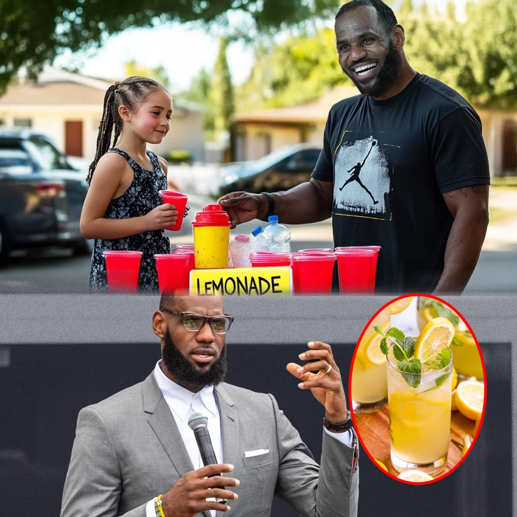 LeBron James Buys Lemonade at Girl’s Stand, Returns the Next Day to ...