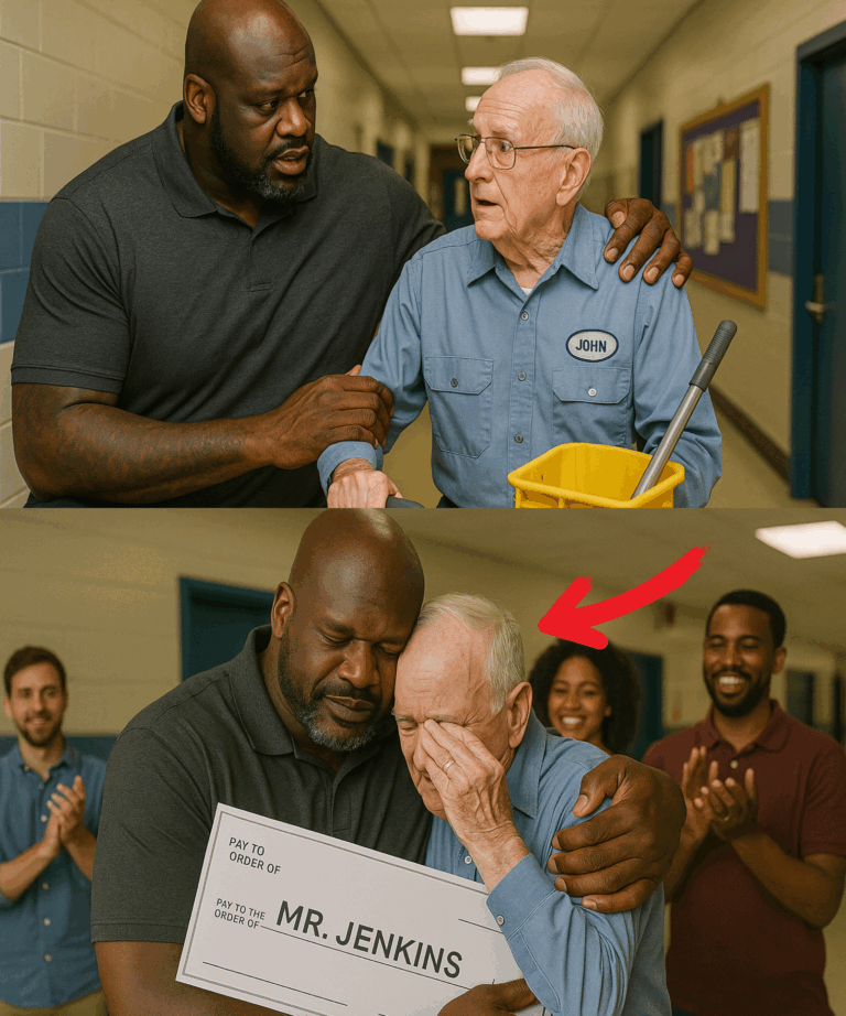 Shaquille O'Neal Discovers His Old School Janitor Still Working at 79 ...