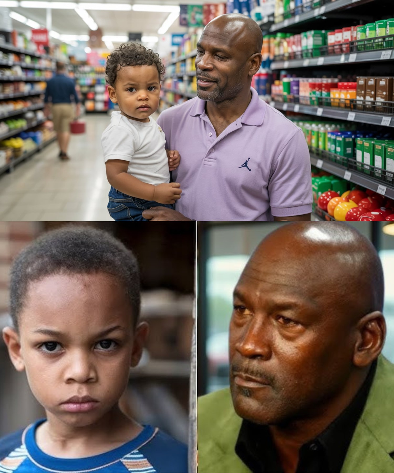 Michael Jordan Follows a Crying Toddler in a Grocery Store — What He ...