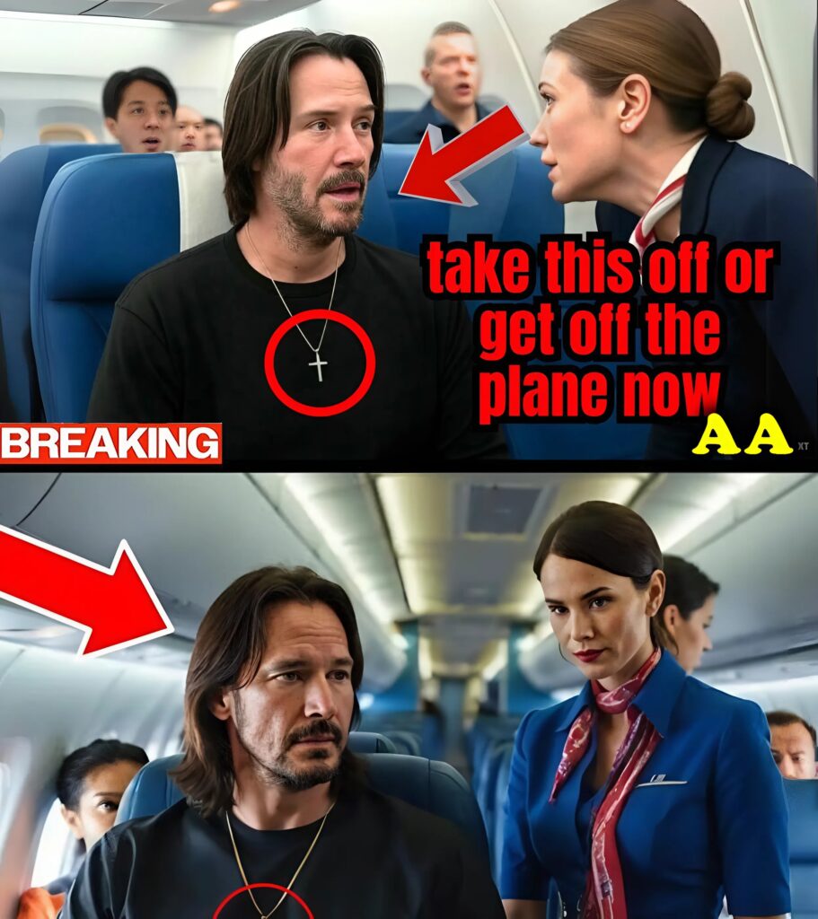 Flight attendant humiliated Keanu Reeves because of his necklace in ...