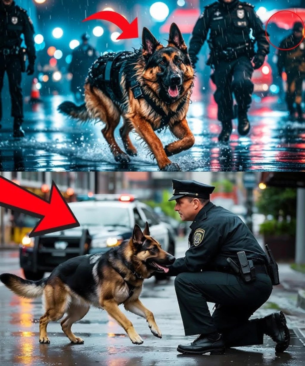 Crying German Shepherd K9 Rushes To Officer – What He Does Next Leaves ...