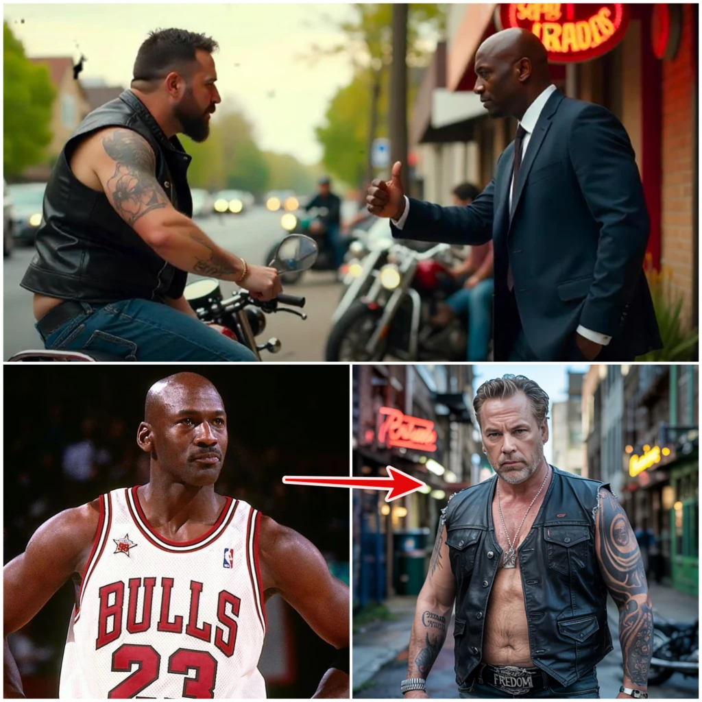 Biker Kicks Dogs as a Joke—He Has No Idea Michael Jordan Is the Owner ...