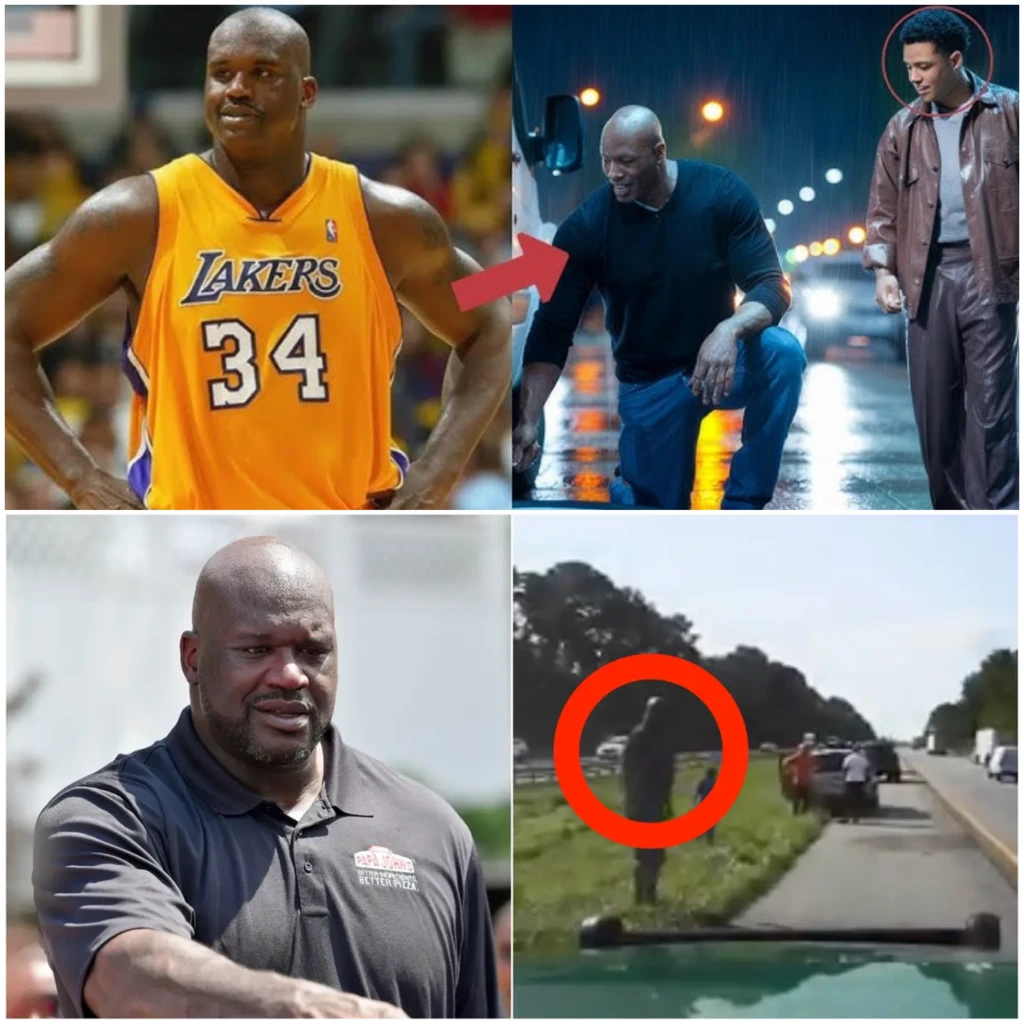 Shaq Helps a Delivery Driver With a Flat Tire – What He Says at the End ...