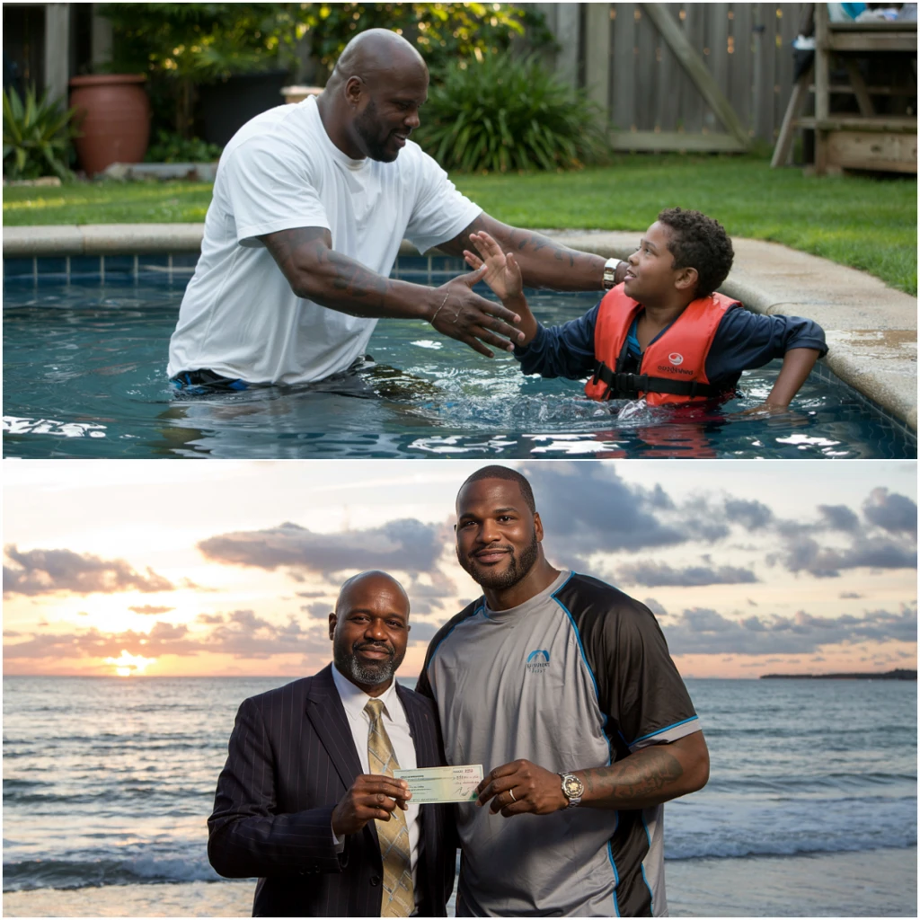 Big Shaq once saved a boy from drowning, 20 years later, he returned as ...
