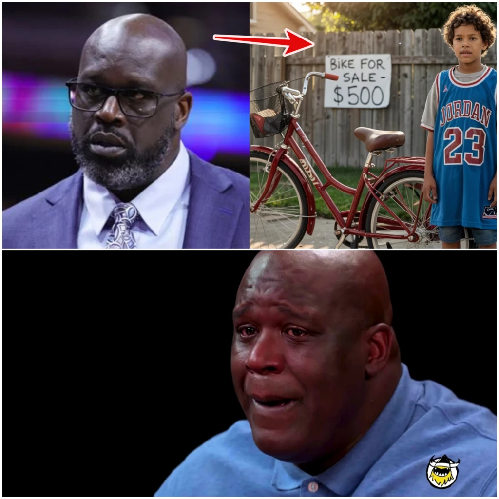 Shaq Finds a Kid Crying Outside a Game—Then Learns He Sold His Bike for ...