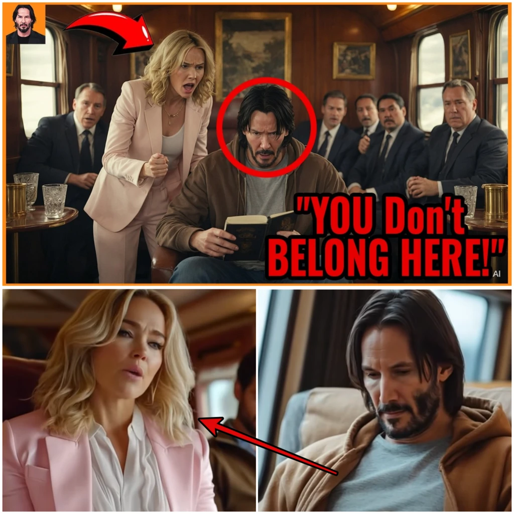 Woman Mocks Keanu Reeves On Train, Unaware He’s Actually The Boss! - News