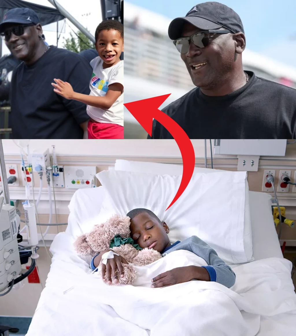 Boy Battling Brain Tumor Only Asked for a Call—Michael Jordan Flew to ...