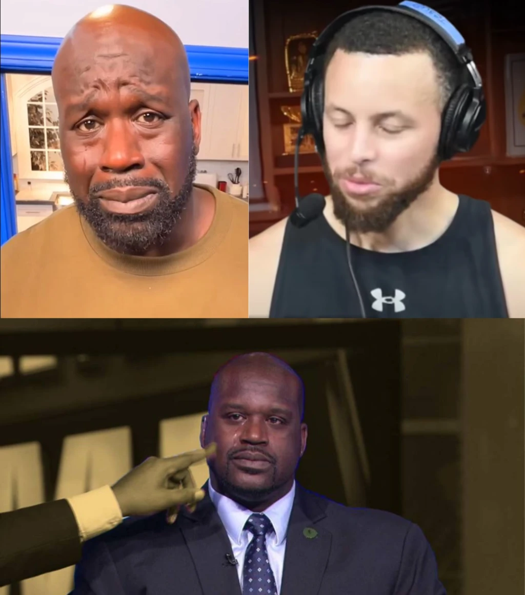 Shaquille O'Neal Cries After an Unexpected Message from Stephen Curry ...