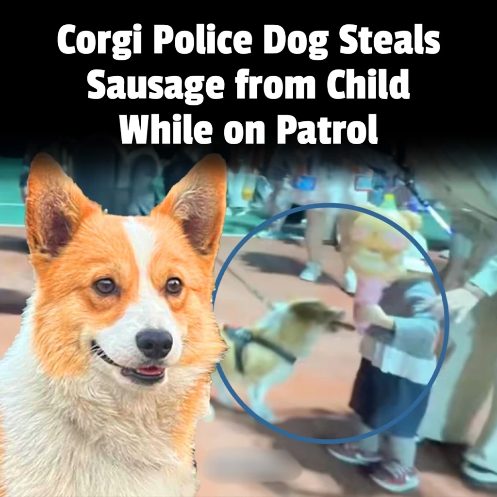 China’s first Corgi police dog causes stir after snatching sausage from ...