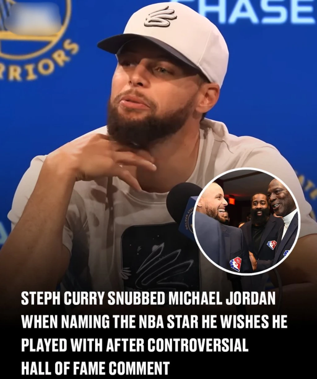 Steph Curry snubbed Michael Jordan when naming the NBA star he wishes ...