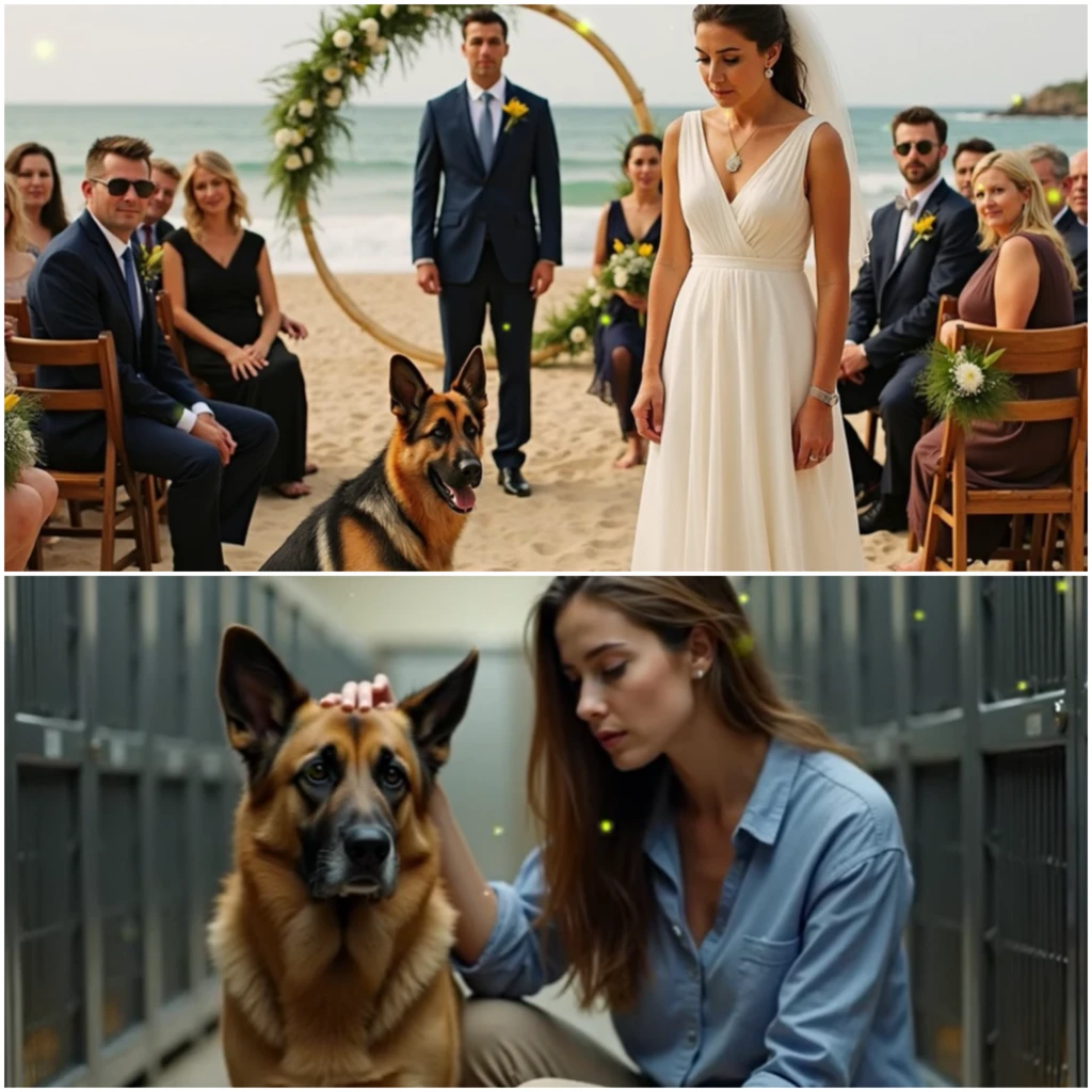 German Shepherd Blocks Bride’s Path at Her Wedding—The Truth That ...