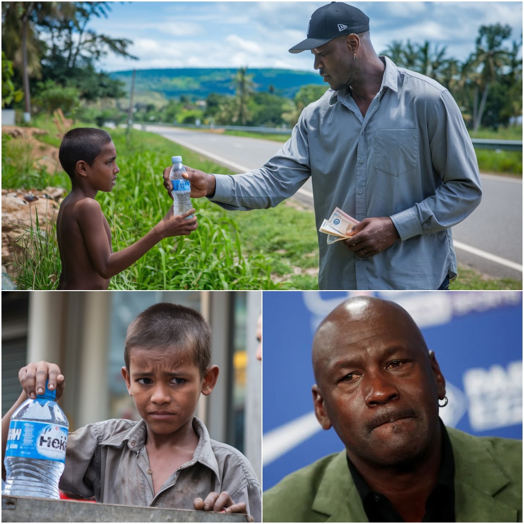 Struggling Boy Sells Water for His Sick Mom—Then Michael Jordan Steps ...