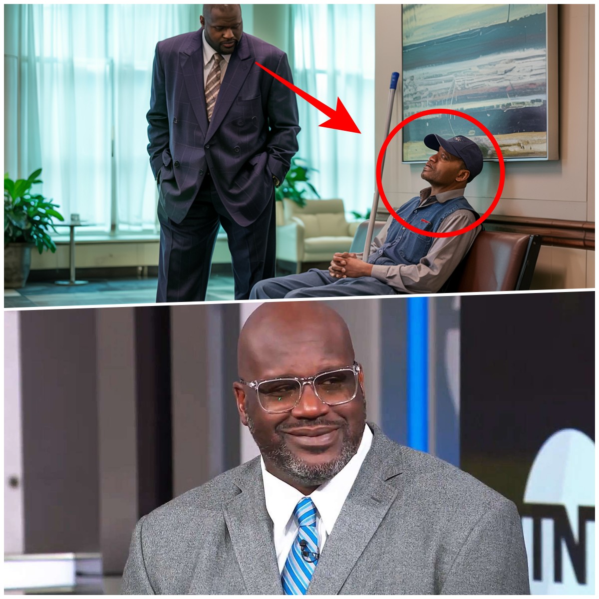 CEO Shaquille O’Neal secretly went to the office late at night. He was ...