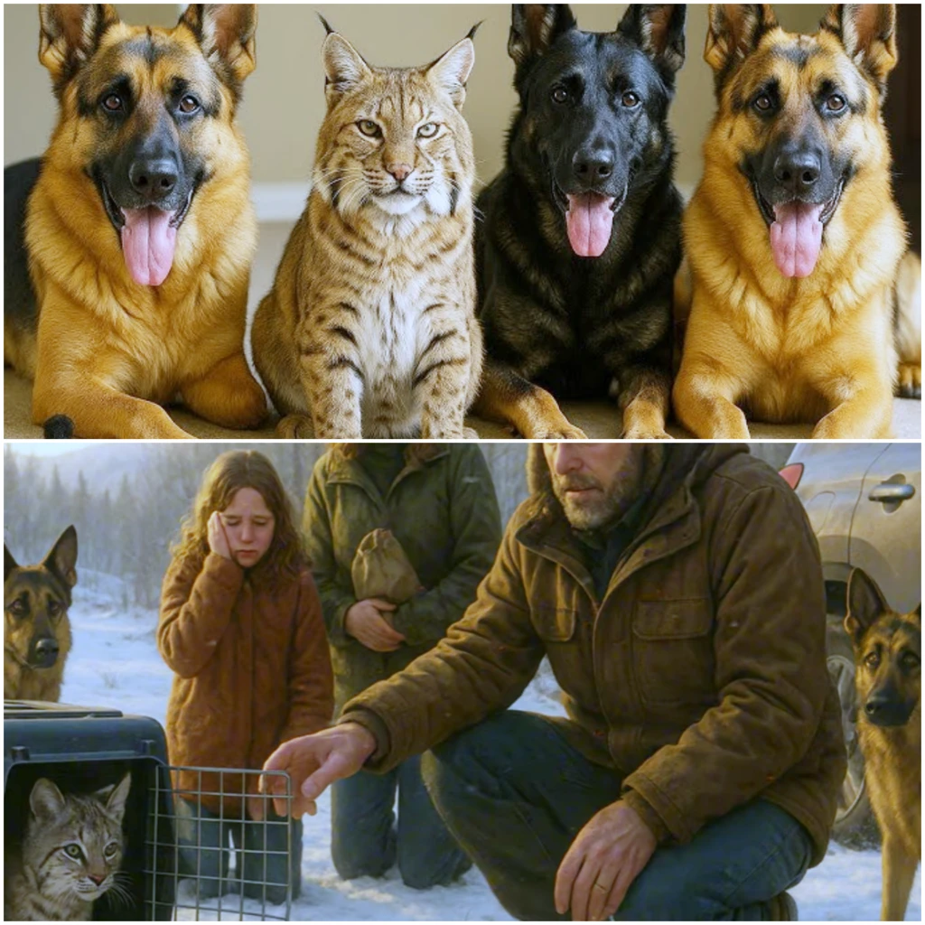 This Bobcat Was Raised By Three Dogs, And It Thinks It’s A Dog What ...