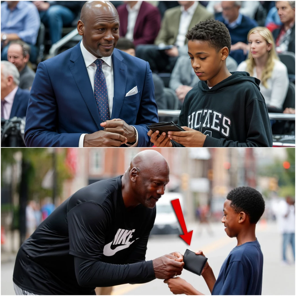 Boy Returns Wallet to Michael Jordan — But Hides Something That Makes ...