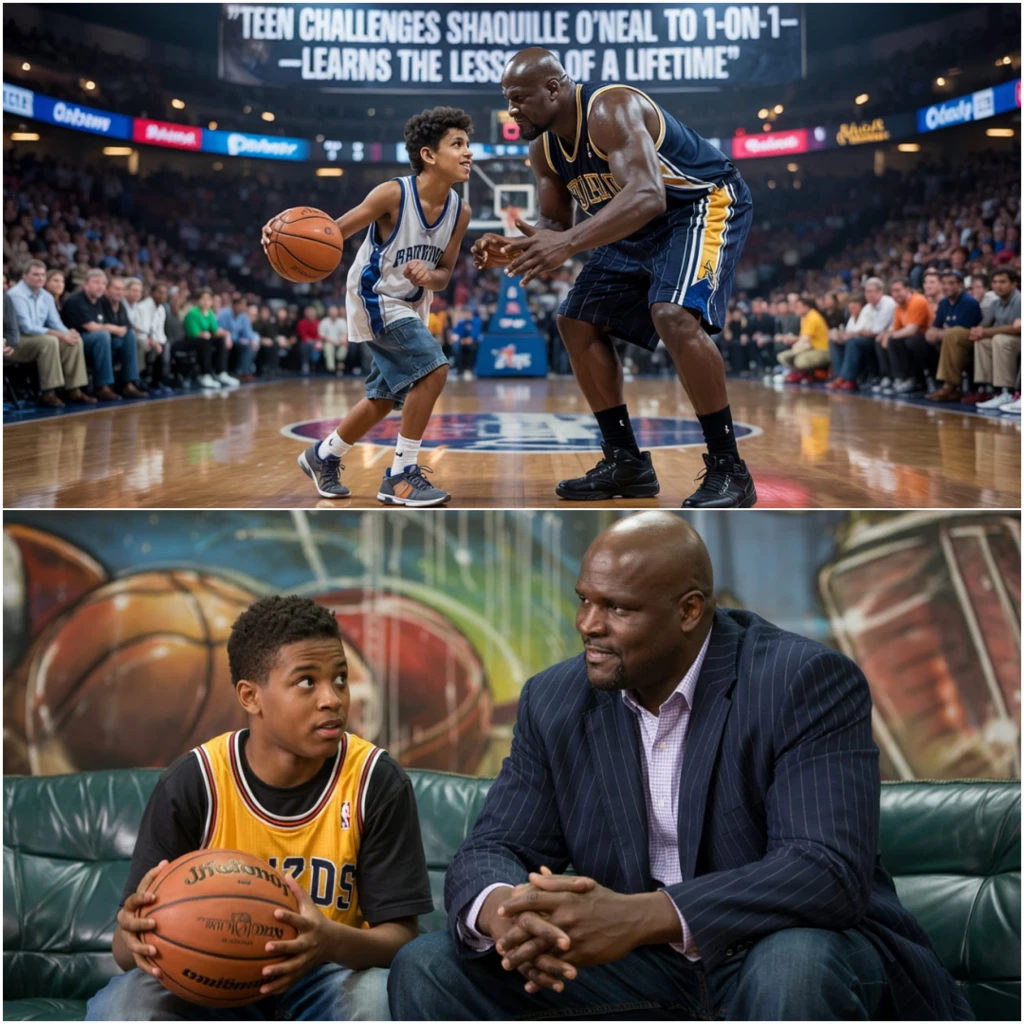 Teen Challenges Shaquille O’Neal to 1-on-1—Learns the Lesson of a ...