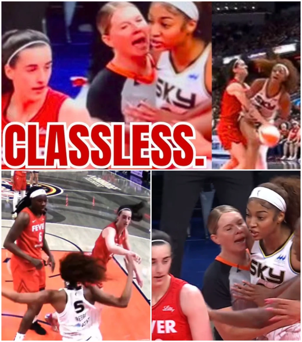 Angel Reese Tries To FIGHT Caitlin Clark! CC's TRIPLE DOUBLE Carries Fever to BLOWOUT WIN on Sky ...