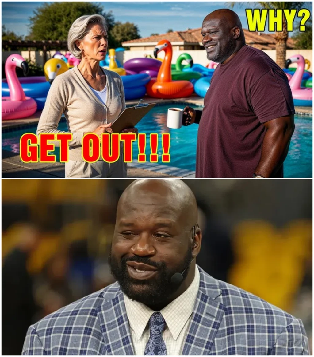 HOA Installs Camera on Big Shaq’s Pool—He Builds a Float Wall and ...