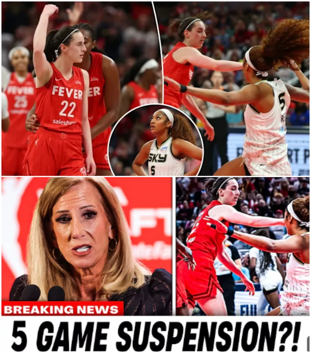 WNBA SHOCKS Everyone Punishes Caitlin Clark & Fever Over Angel Reese ...