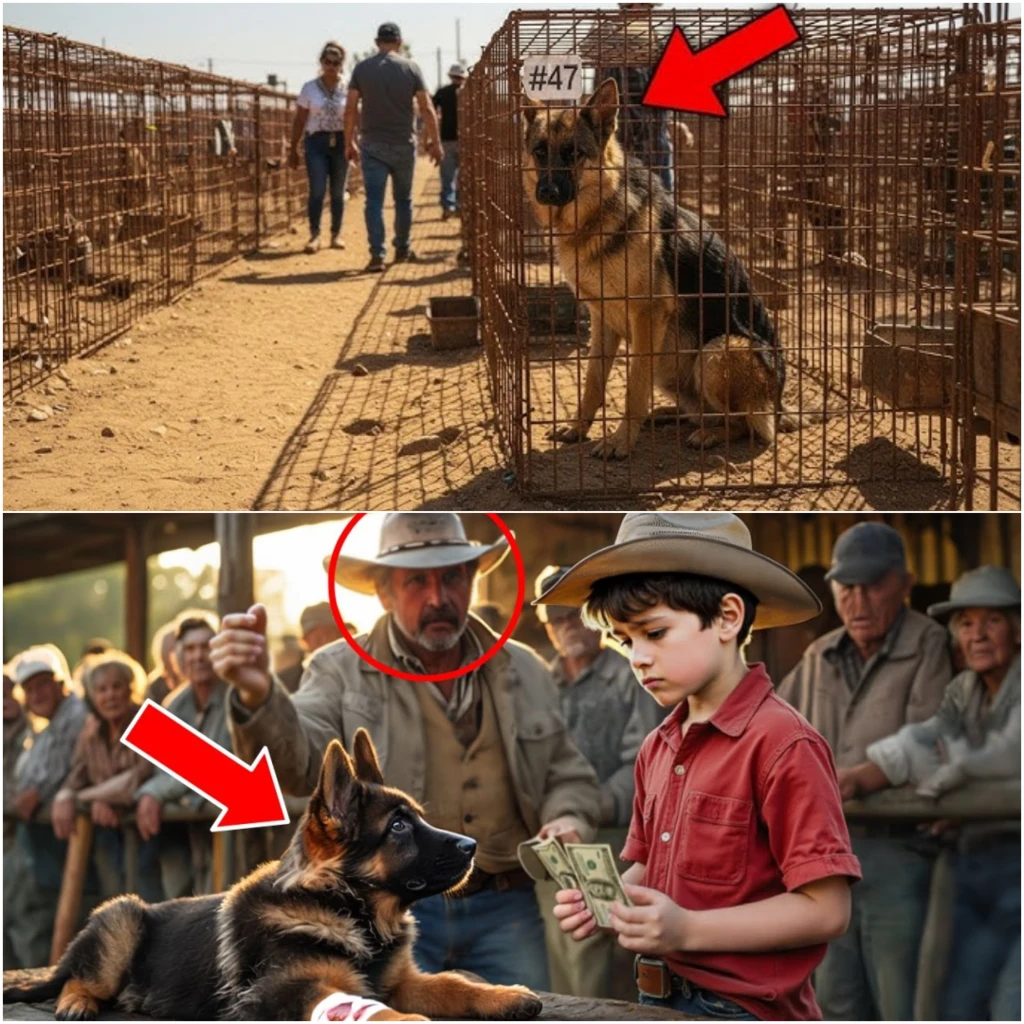 Rejected Dog At Auction Is Bought By A 9 Year Old Boy, And What Happens ...