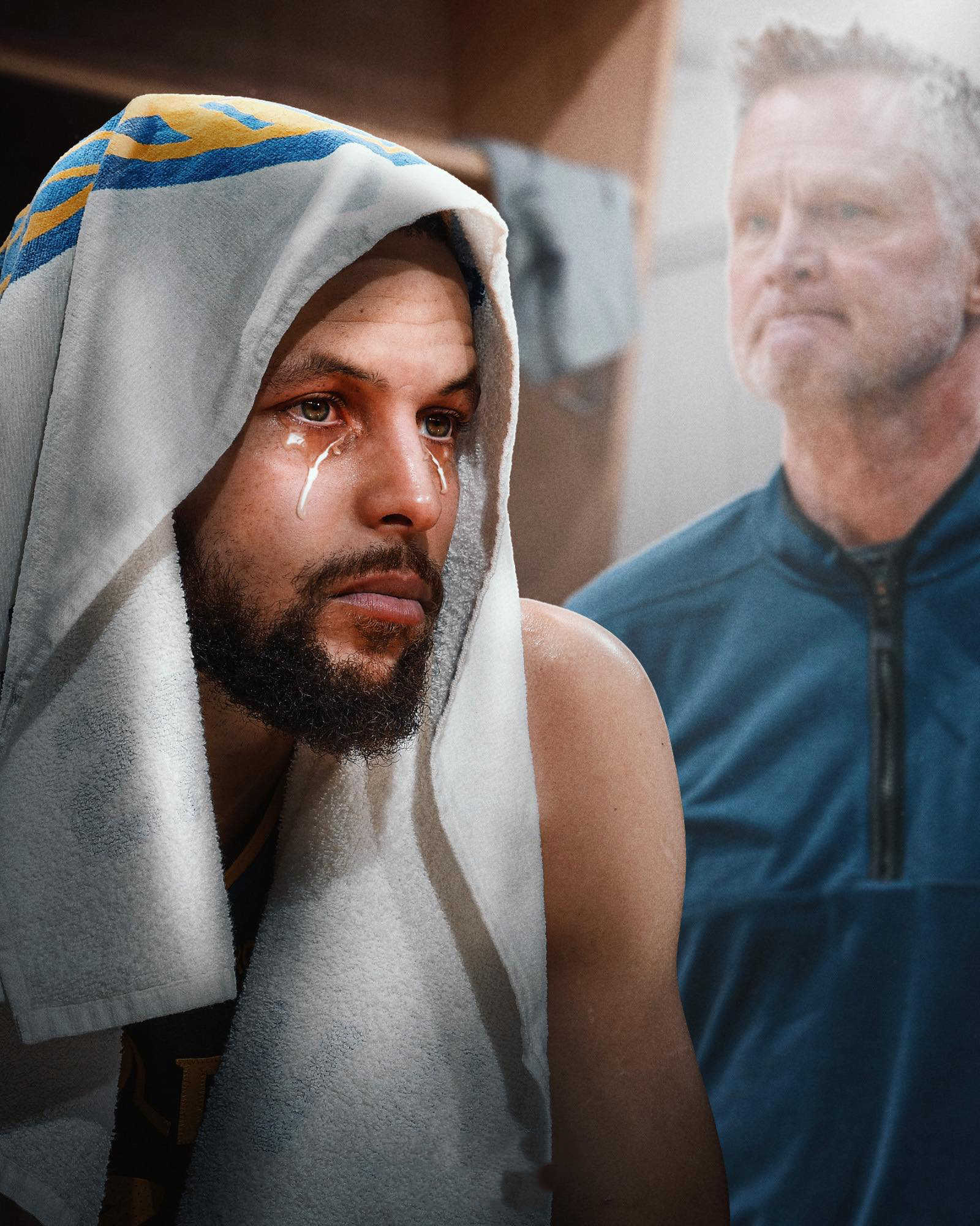 The pain in the Warriors’ locker room: Steve Kerr’s silent hug speaks ...