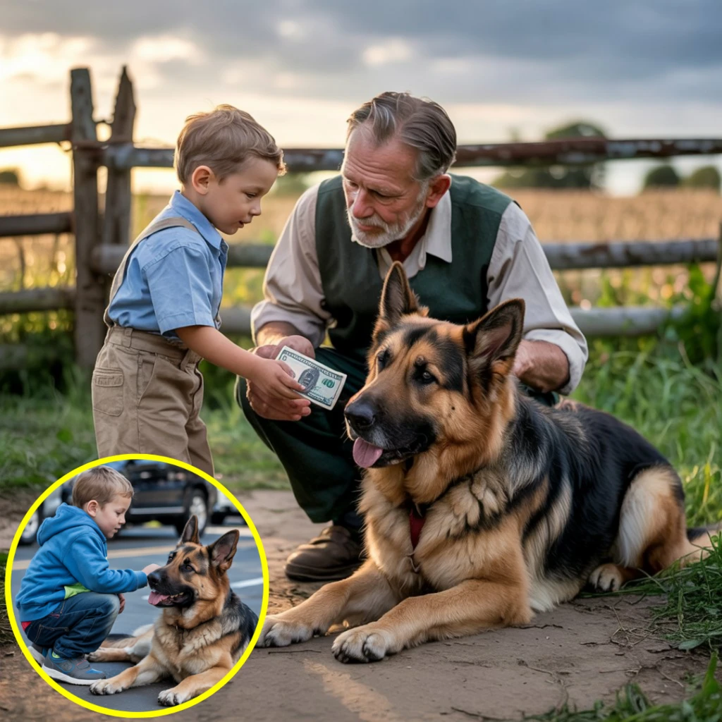 Boy Pays $1 for Wounded German Shepherd — What the Dog Did Next Left ...