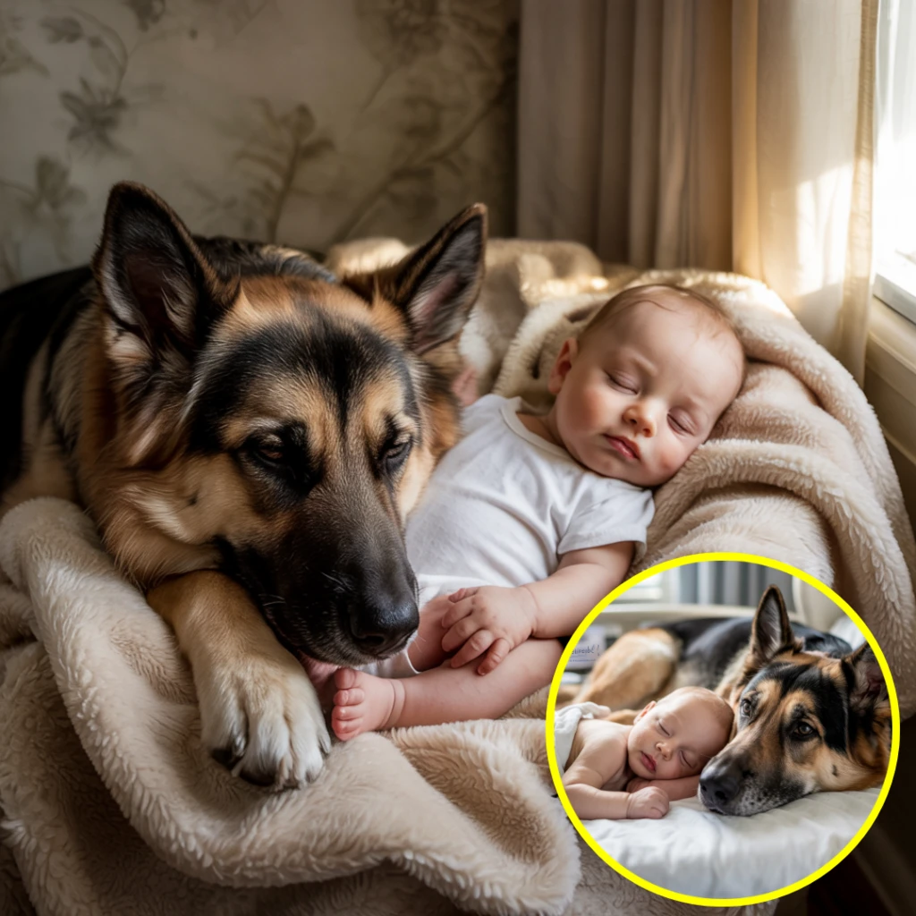 6-Month-Old Paralyzed Baby Falls Asleep—What This German Shepherd Did ...