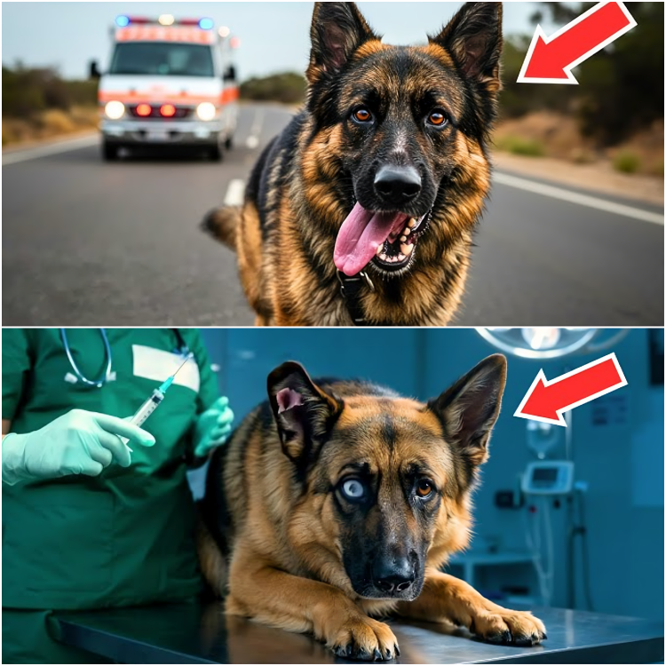 Dog Collapses After Chasing Ambulance 15km 🚑🐕—Then Doctors Realize Who’s Inside! 😲 ️ - News