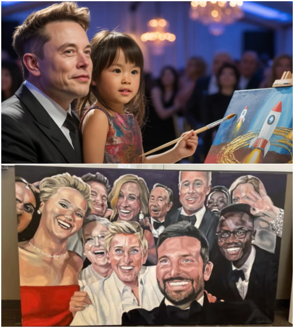 Elon Musk Takes on a Painting Dare at Charity Event—His Stunning ...