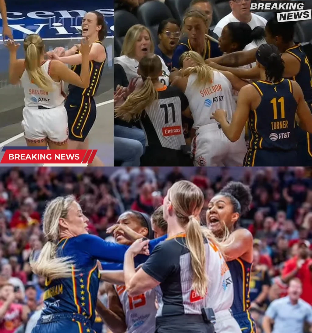 3 Ejected After On-Court Fight as Sophie Cunningham Stands Up for Caitlin Clark - News