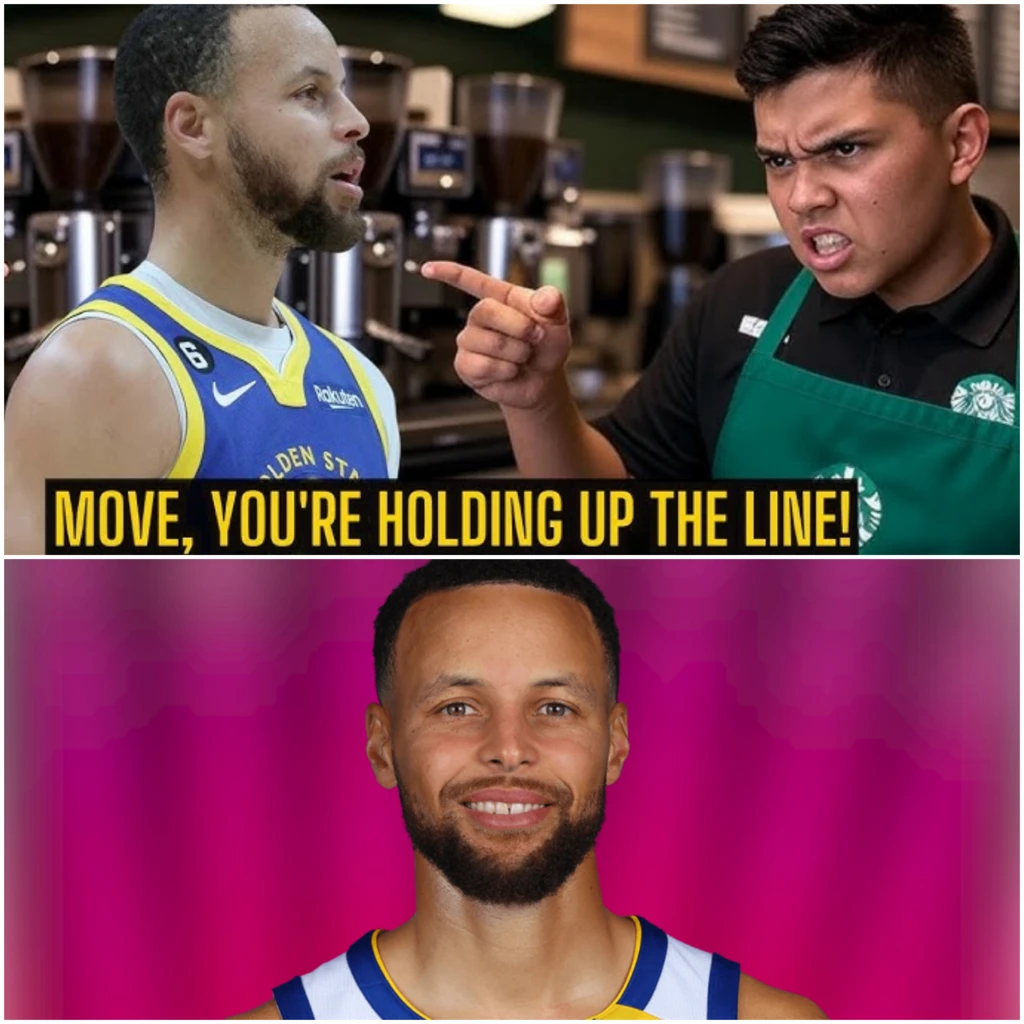 Starbucks Barista Tells Stephen Curry "Move, You're Holding Up the Line ...