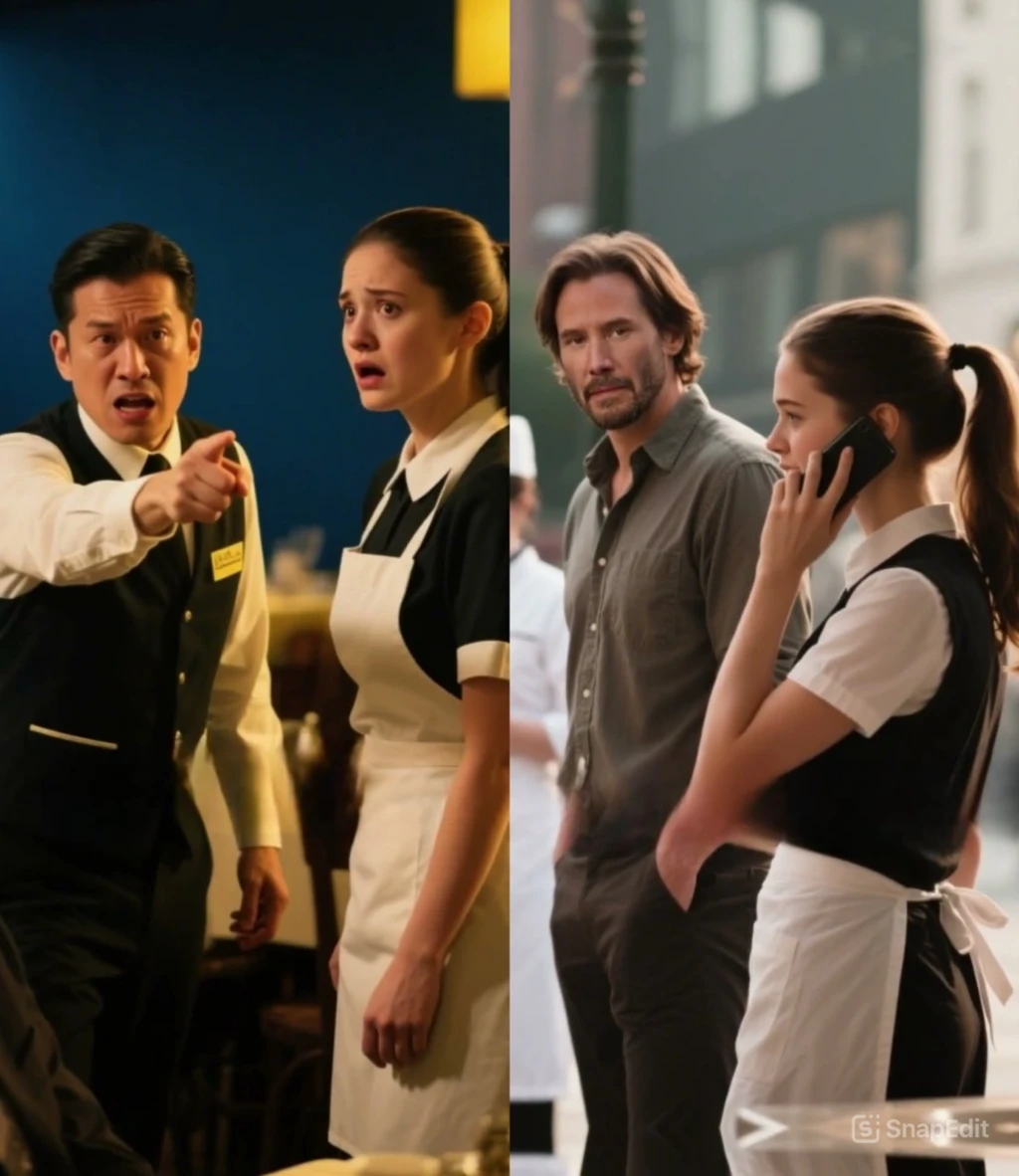 (FULL)Waitress Is Fired For Helping Keanu Reeves, Without Knowing He’s ...