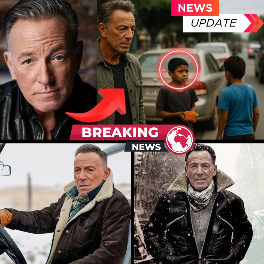 Bruce Springsteen Sees Two Children Begging at the Traffic Light… And ...