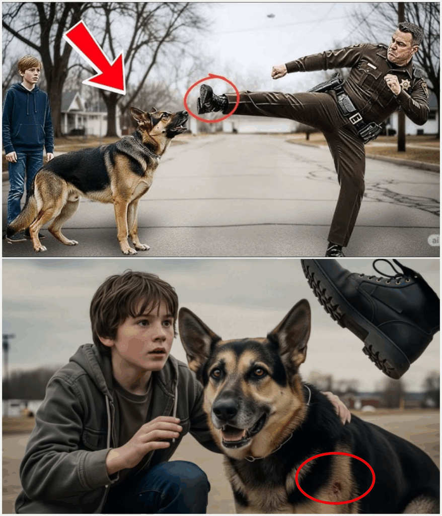 Officer Kicked a “Useless” Dog on the Street—Unaware He Was a Retired ...